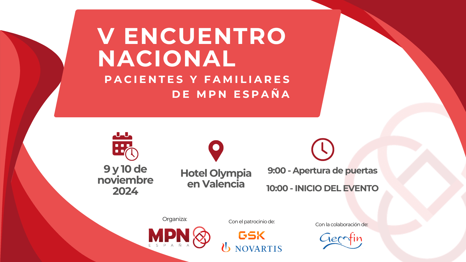 V Encuentro de Pacientes y Familiares de MPN España - MPN España